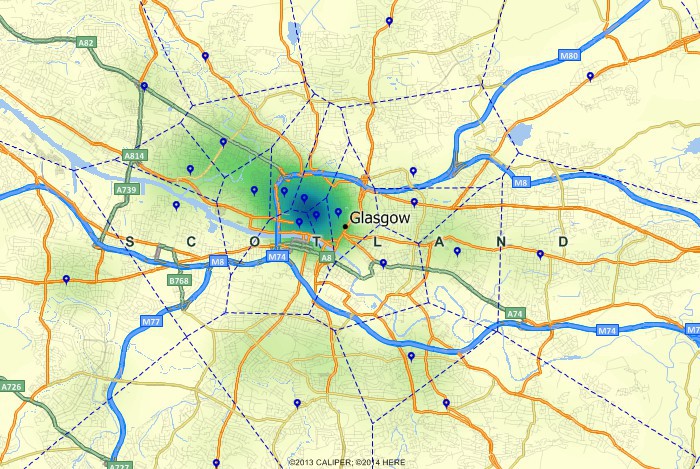 Maptitude Mapping Software for UK - Postcode Mapping Software