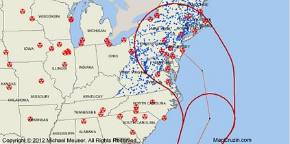 Nuclear Power Plants Map