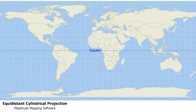 What is an Equidistant Projection - Definition