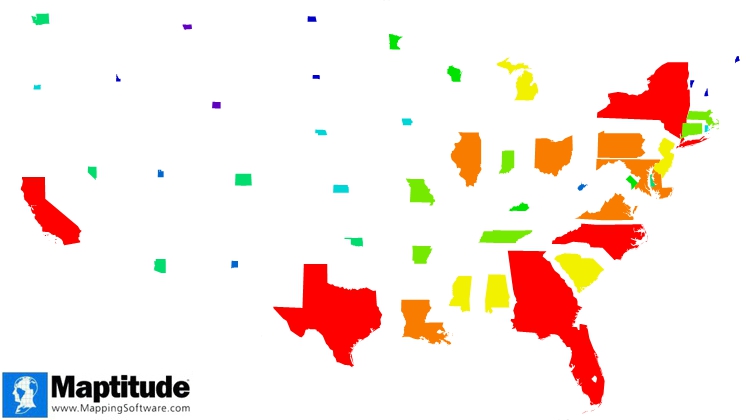 Cartogram Definition Non Contiguous Cartograms