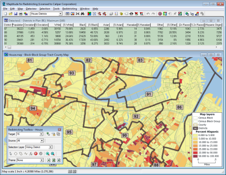 Maptitude for Redistricting Software Overview