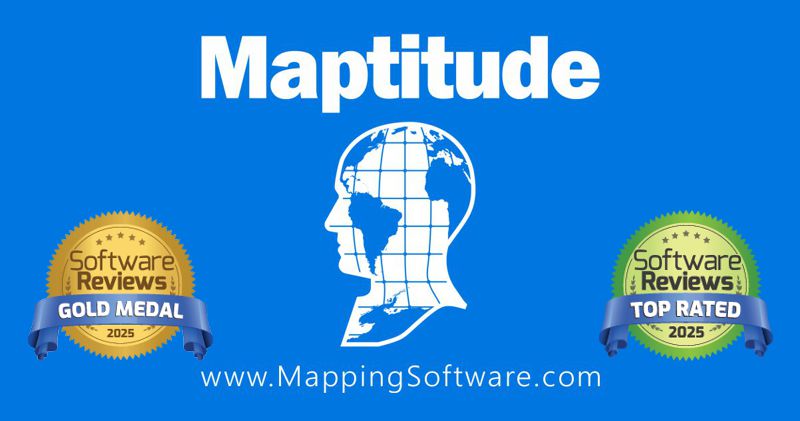 Maptitude Recognized as the Leading GIS Solution for Client Experience and Buyer Satisfaction