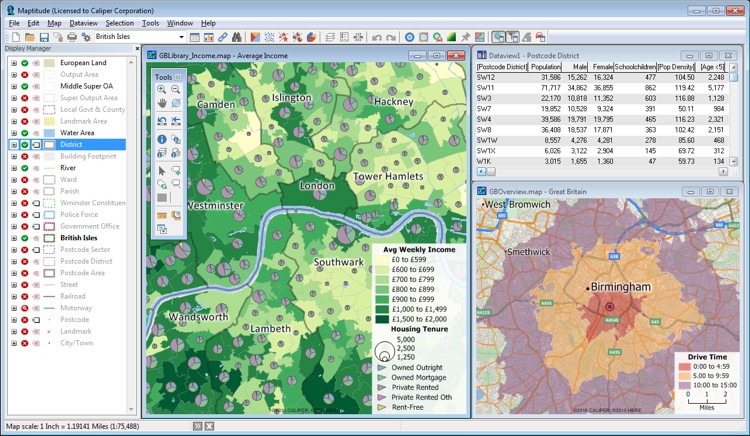 Best UK Mapping Software - UK Map Software