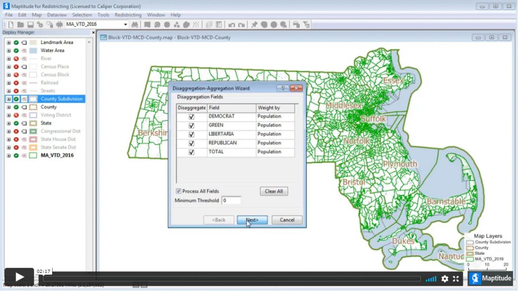 Getting Started with Maptitude for Redistricting - Redistricting ...