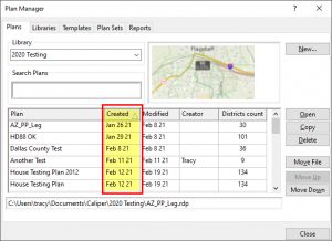 Filtering and Sorting Plans - Redistricting Learning Portal