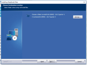 Installing from a Downloaded Folder - Maptitude Learning Portal