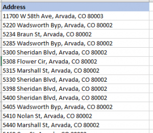 How can I format my addresses to be used in Maptitude using Microsoft ...