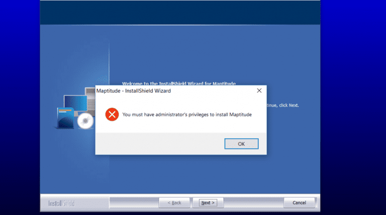 Common Installation Issues and Solutions - Maptitude Learning Portal