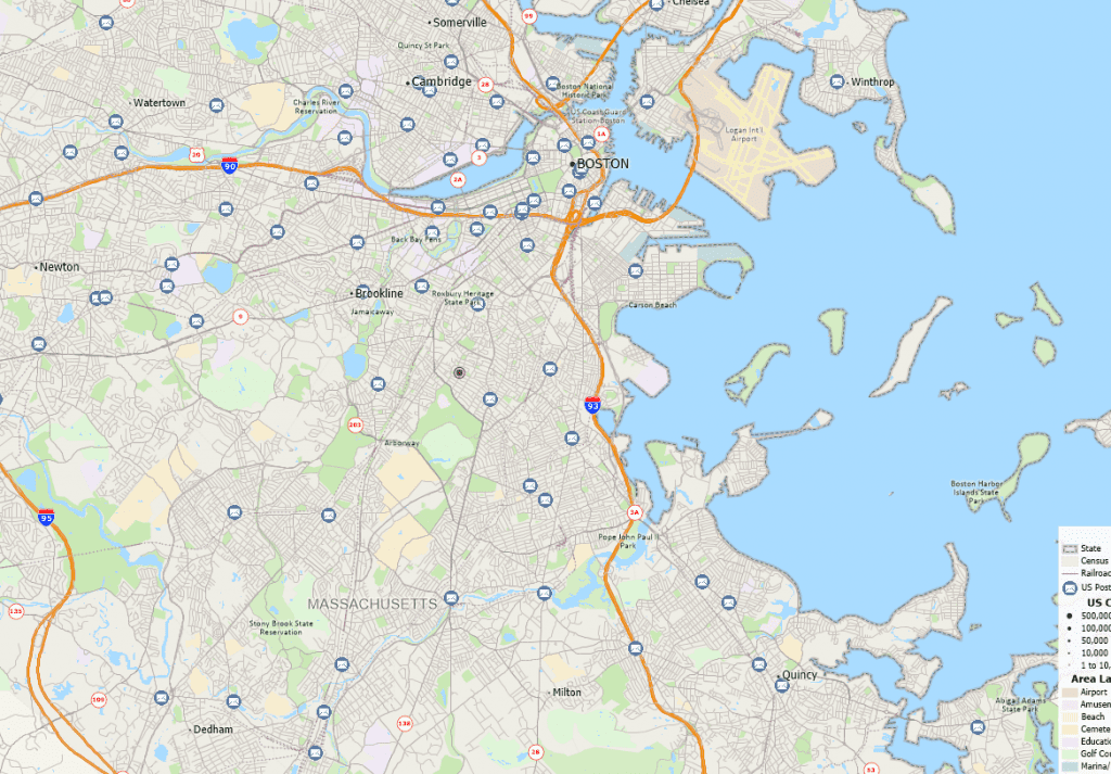 How do I find all the points of a given layer in an area? - Maptitude ...
