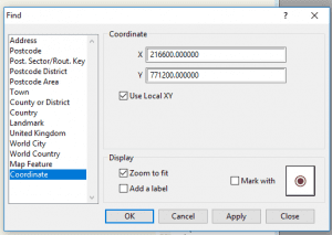 How do I use British National Grid Eastings and Northings in a Map ...
