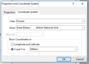 How do I use British National Grid Eastings and Northings in a Map ...