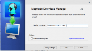 Downloading from a Download Link - Maptitude Learning Portal