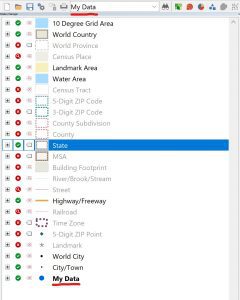 What is the Working Layer? - Maptitude Learning Portal