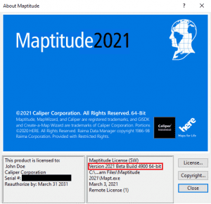 Maptitude 2021 Release Notes - Maptitude Learning Portal