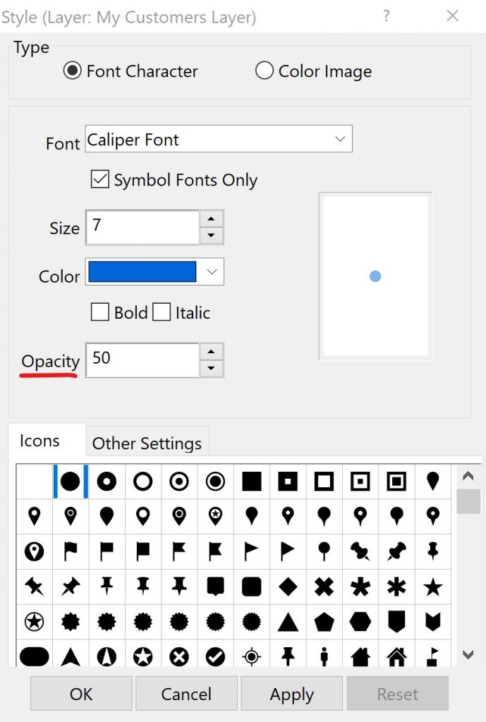 How do I use Transparency in a Map? - Maptitude Learning Portal