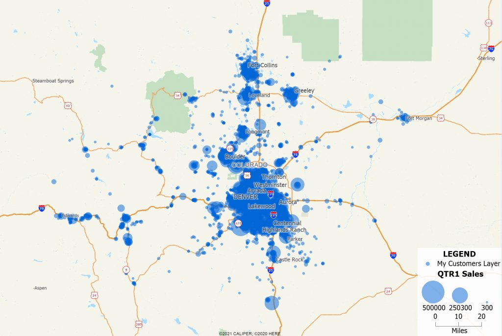How do I use Transparency in a Map? - Maptitude Learning Portal