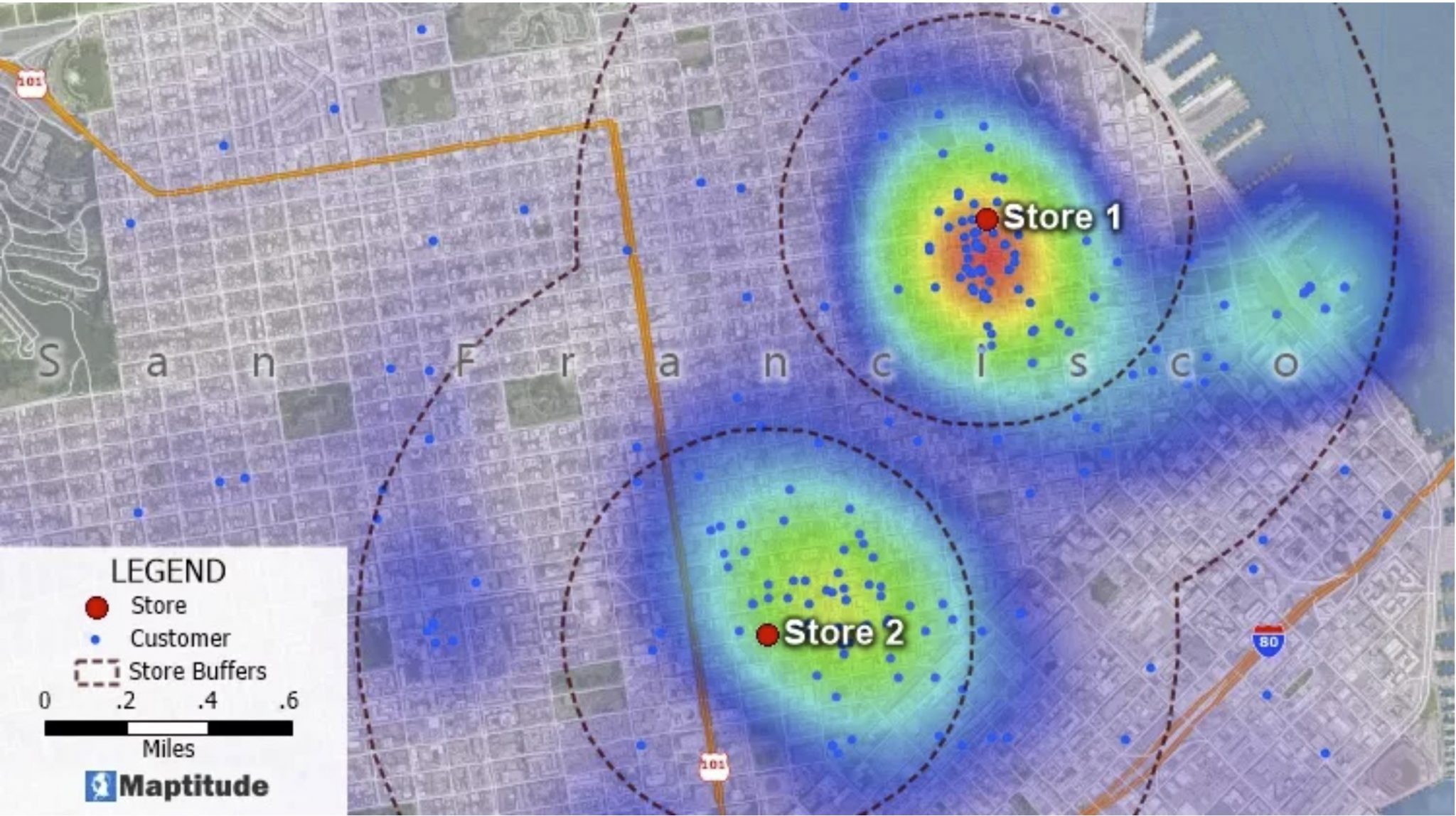 How do I choose a map background? - Maptitude Learning Portal