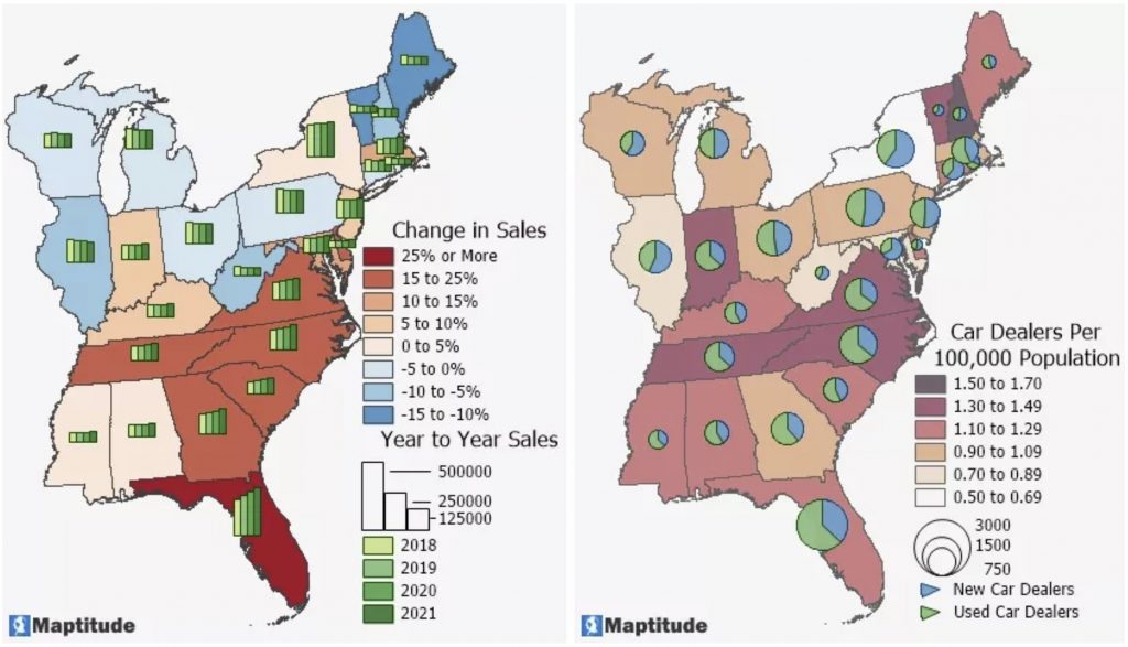 How do I make map themes look good? - Maptitude Learning Portal