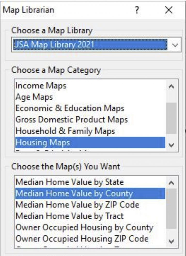 How Do I Map Housing Market Data? - Maptitude Learning Portal