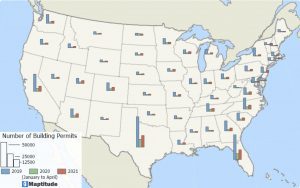 How can I see the number of building permits by area? - Maptitude ...