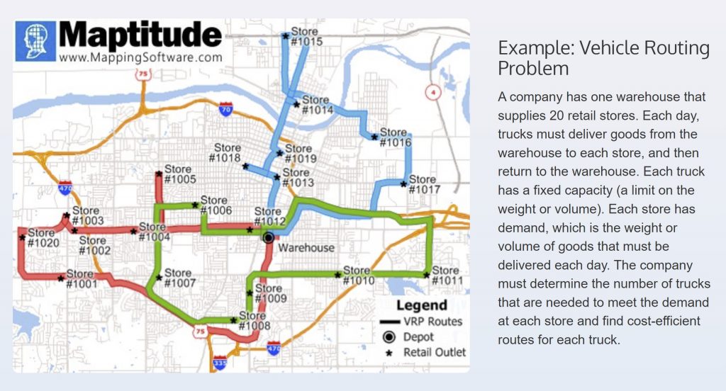 How can I plan vaccine delivery routes? - Maptitude Learning Portal