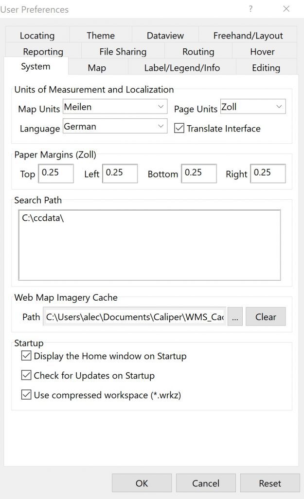 Translating Menus - Maptitude Learning Portal