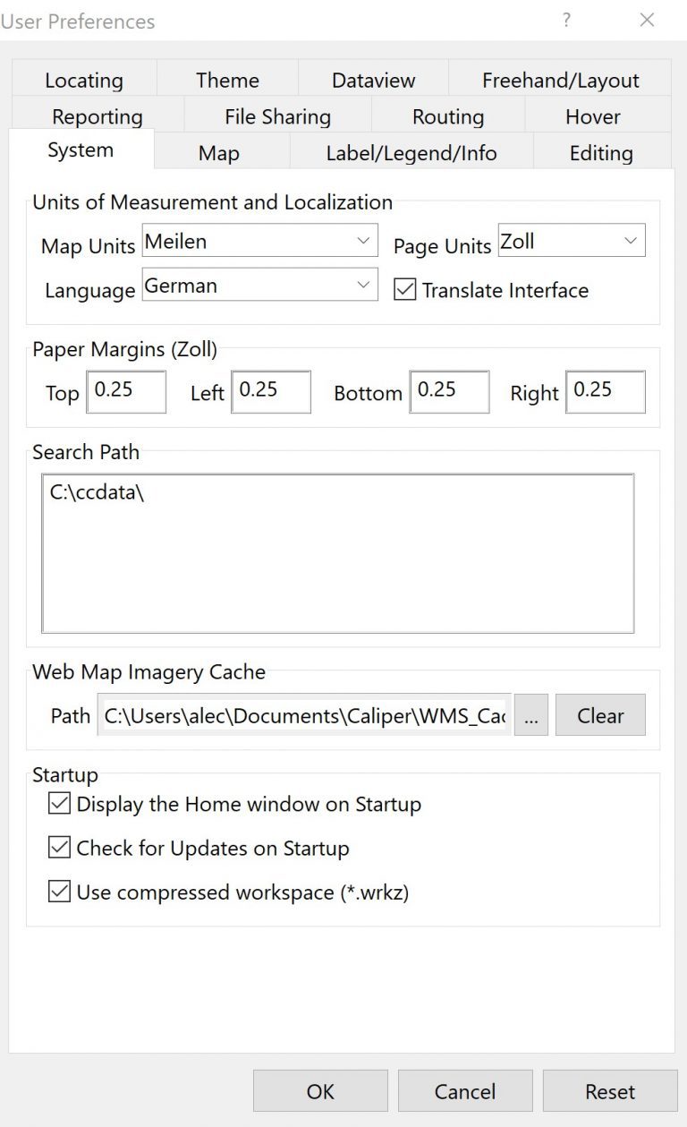Translating Menus - Maptitude Learning Portal