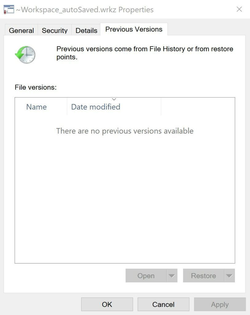 How Can I Recover a Workspace File? - Maptitude Learning Portal