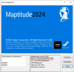 Maptitude 2024 Release Notes - Maptitude Learning Portal