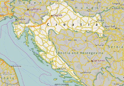 Croatia Mapping Software