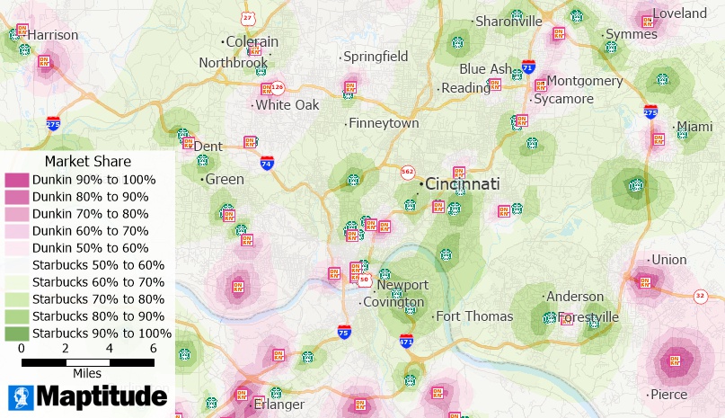 How to Perform Retail Trade Area Analysis with GIS Mapping Software
