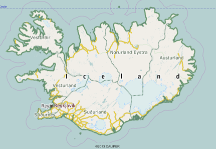 Iceland Mapping Software